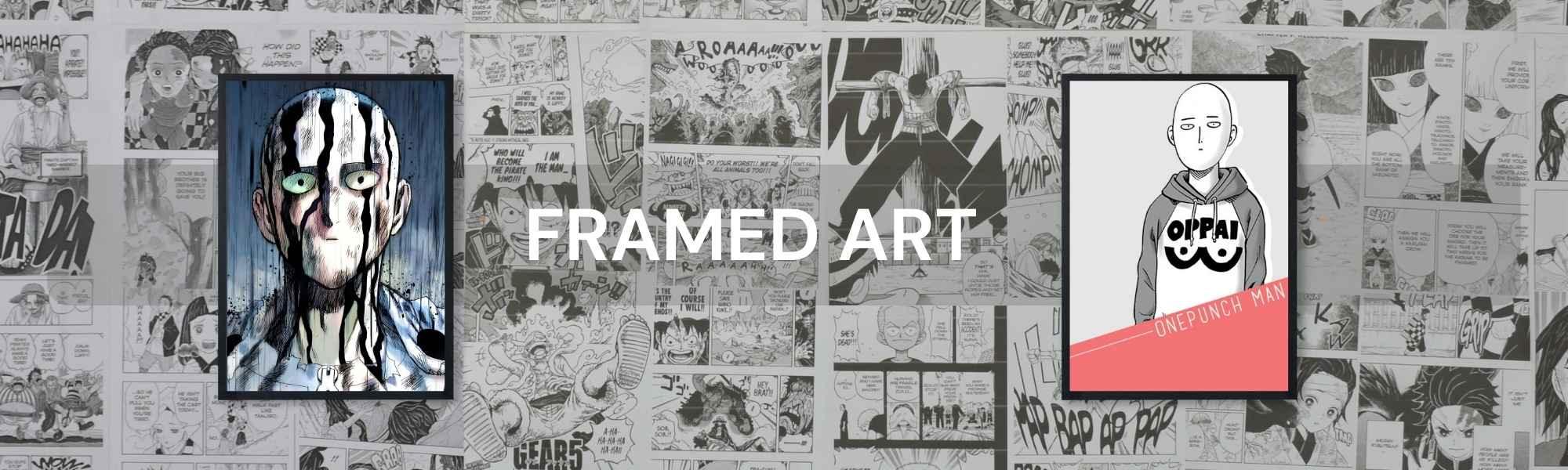 One Punch man wall frames – SoulAbiti