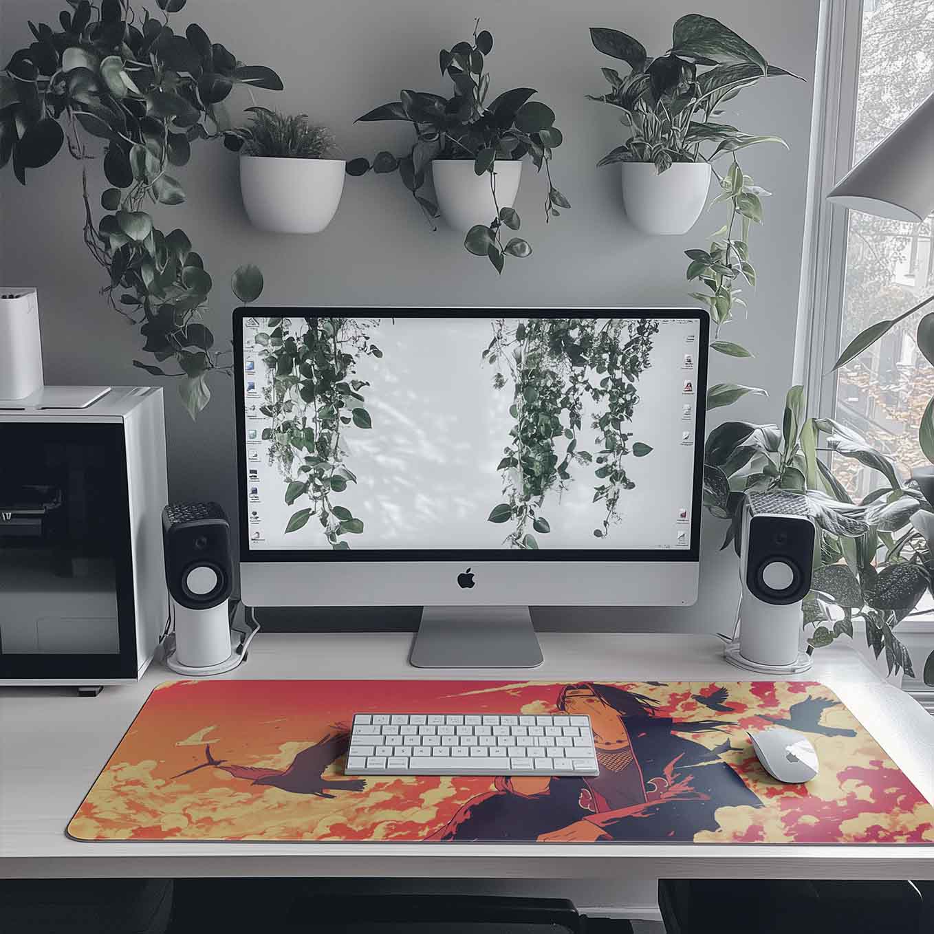 Naruto Itachi Uchiha XXXL Deskpad – 36x14 Inch Mousepad Stitched ...